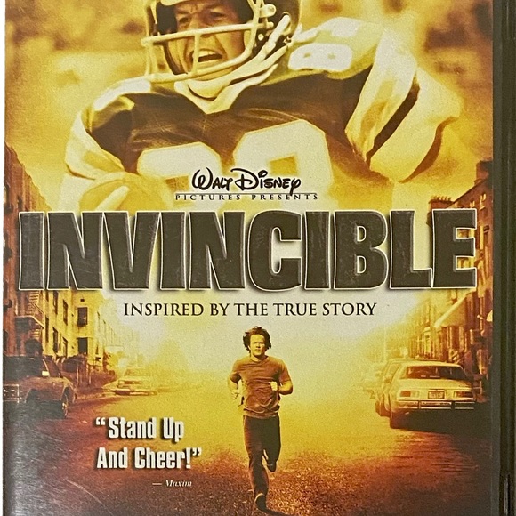 Media | Invincible Walt Disney Mark Wahlberg Dvd With Bonus Features 206 | Poshmark